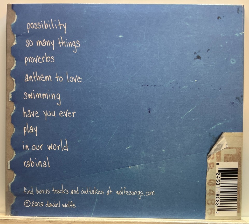 Daniel Wolfe : The Blue Book (CD 2009 Digipak) *Rare* *Very Good* | eBay
