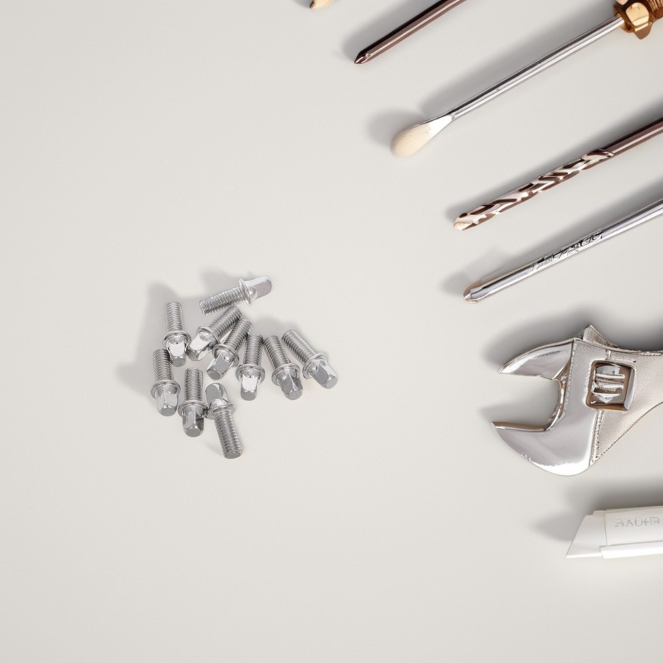 10 Pcs Electronic Drum Screws Set Ornament Mounting Hardware Brake Tool ...