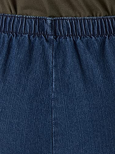 Chic Classic Collection Womens Stretch Elastic Waist 14 Mid Shade Denim ...