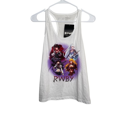 RWBY Tank Top Women's Small Graphic Printed Anime Sleeveless Racerback ...