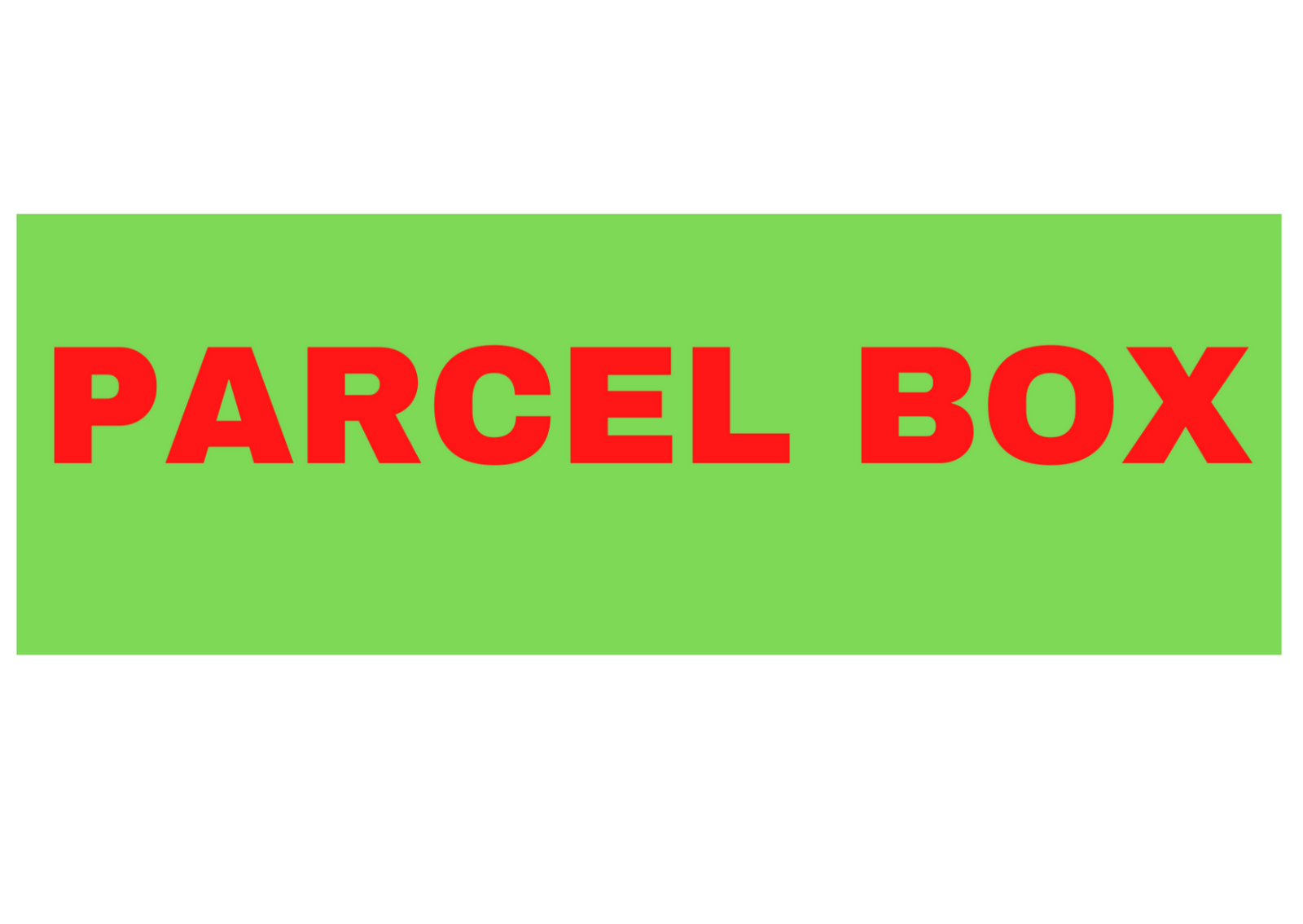 delivery instructions signs parcel letters instructions stickers UK ...