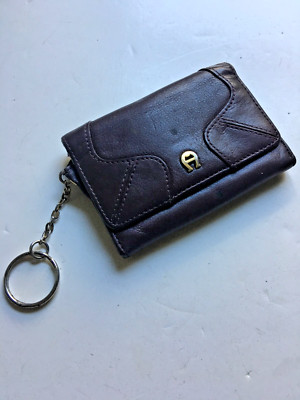 Vintage 90s Etienne Aigner Leather Snap Zipper Wallet W/Card Holder ...