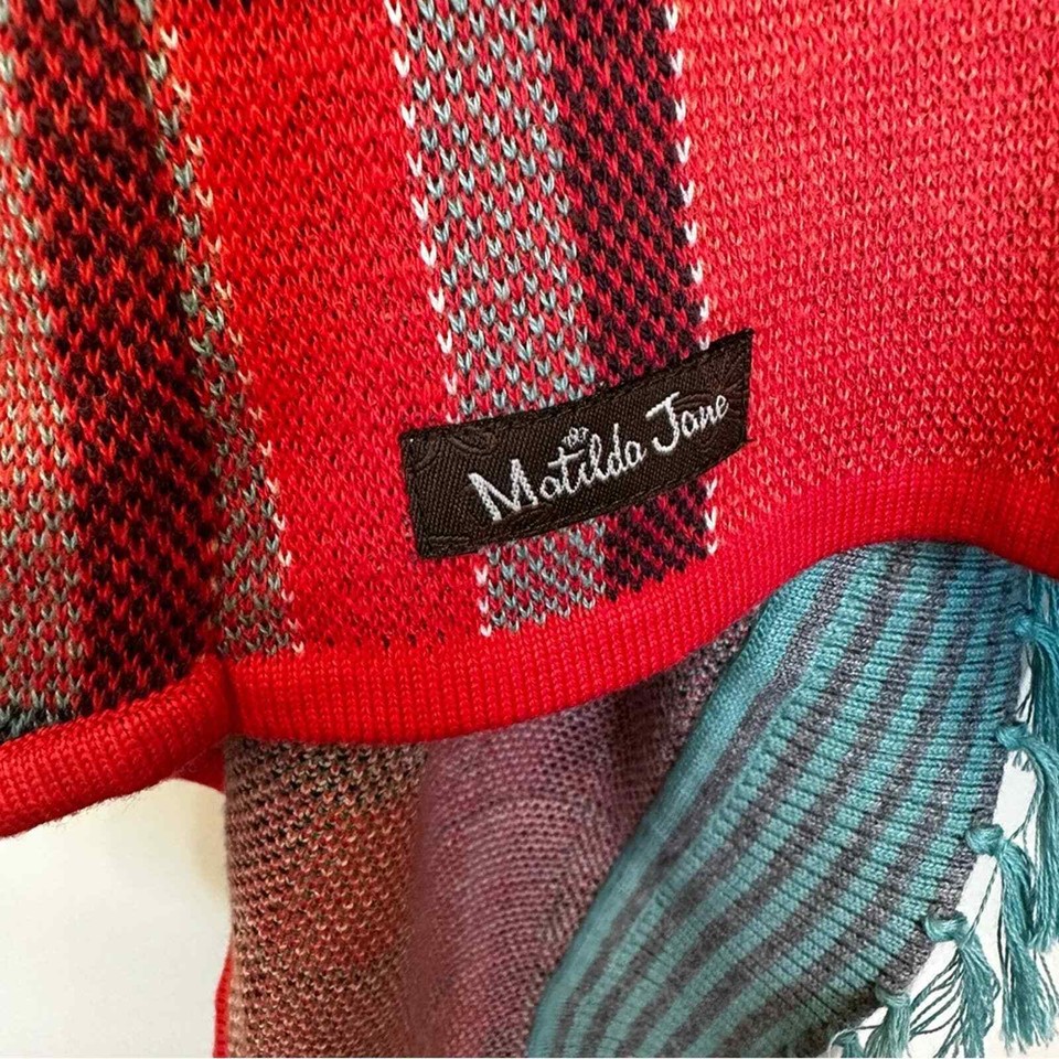 Matilda Jane Women’s Cotton Blend Plaid Waterfall Long Cardigan Duster ...