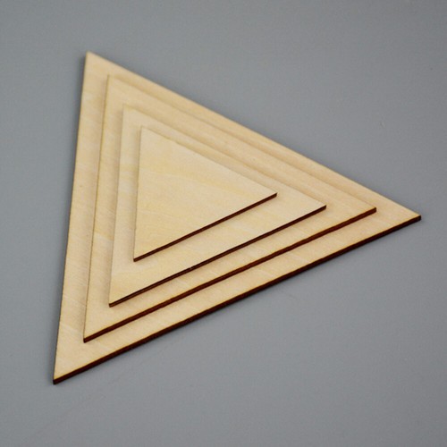 10 Pcs DIY Model Material Craft Supplies Embellishments Wooden Cutouts ...