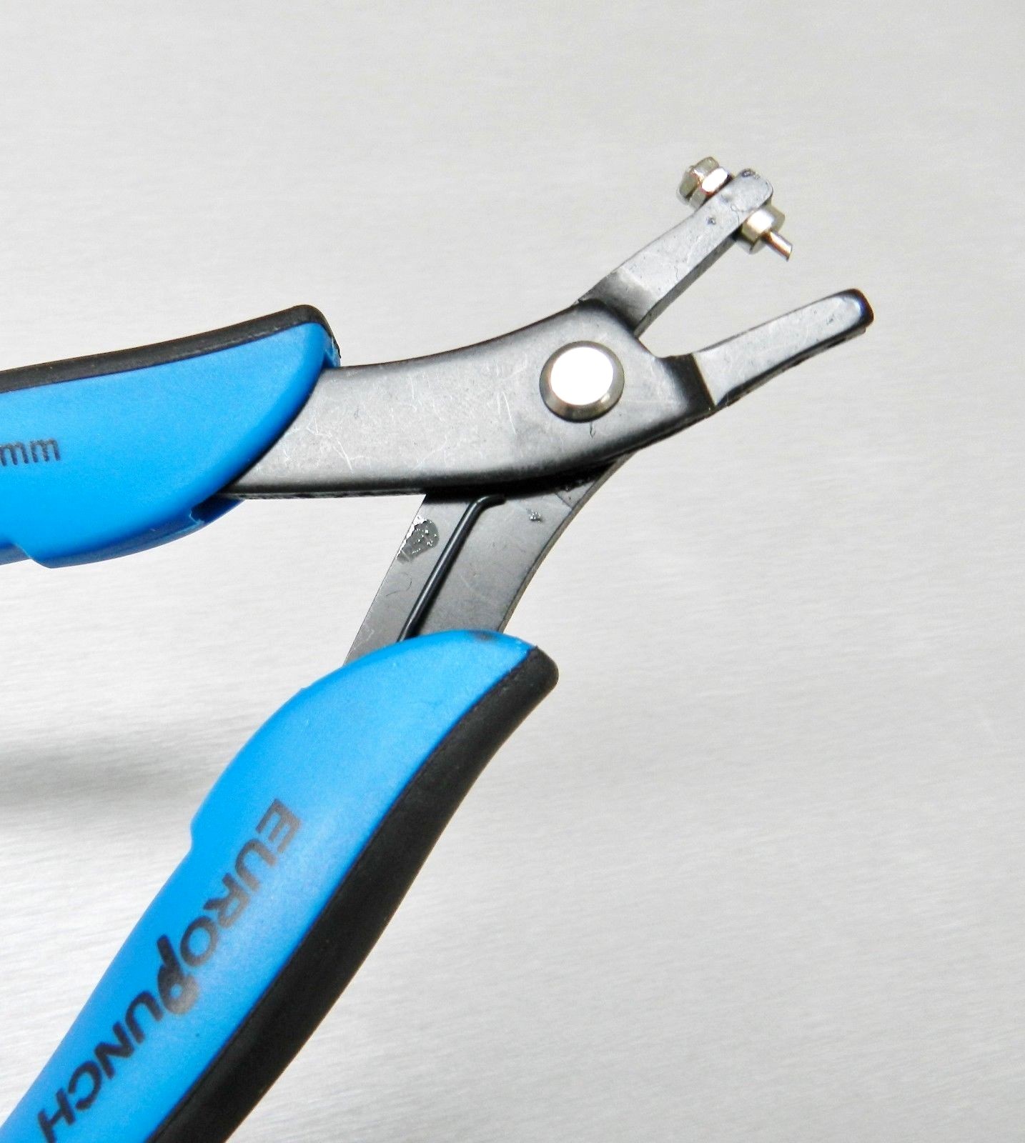 Eurotool EuroPunch 1.80mm Round Metal Hole Punch Pliers for Soft Sheet ...