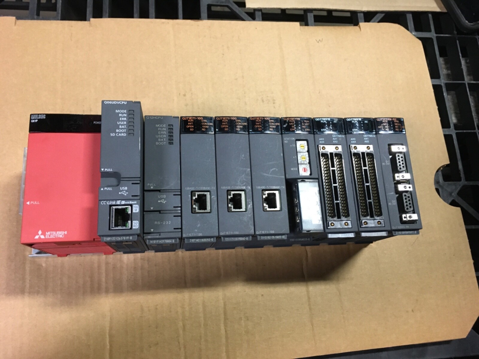Mitsubishi Electric PLC, Q61P, Q06UDVCPU, Q12HCPU, great condition, LG ...