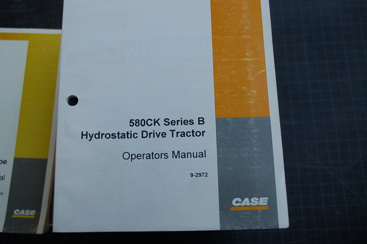 CASE 580CK SERIES B Backhoe Loader Owner Operator Maintenance Manual ...