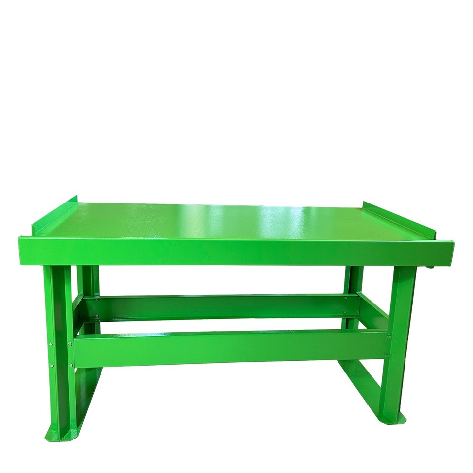 Automotive Transmission Assembly Table With Rear Trough, Color: Green ...