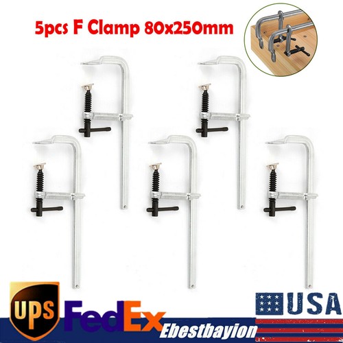5PCS F Style Welding Clamps Heavy Duty Forged Solid Steel Clamp Set ...