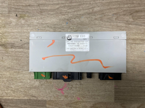 BMW M3 E93 OEM 07-13 CONVERTIBLE CTM ROOF CONTROL MODULE | eBay