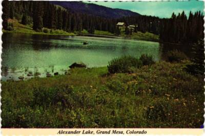 Alexander Lake Grand Mesa Colorado Postcard | eBay