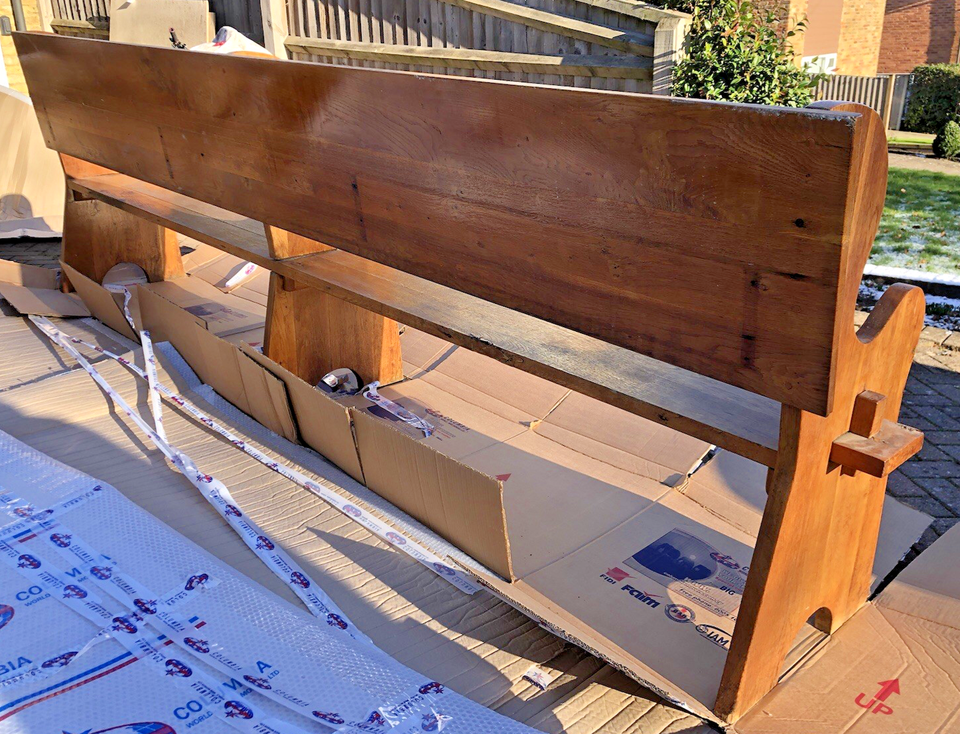 Long and Large Church Pew Bench | eBay UK
