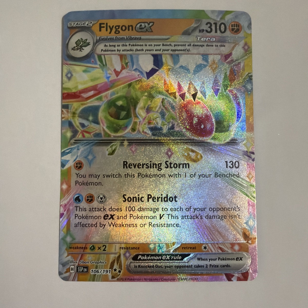 Shiny Flygon Card