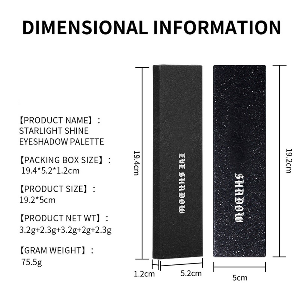 1Pc Eyeshadow Palette Highly Pigmented Makeup Palette Multi-purpose ...