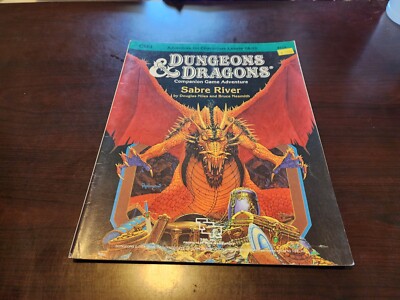 Dungeons & Dragons Sabre River Adventure Module, Nice! | eBay