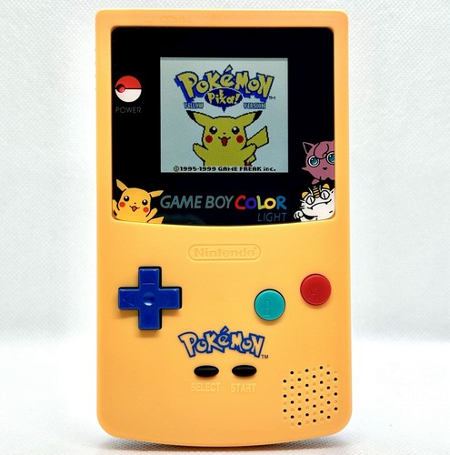 Game Boy Color Pokémon Pikachu Edition *BACKLIT* | eBay