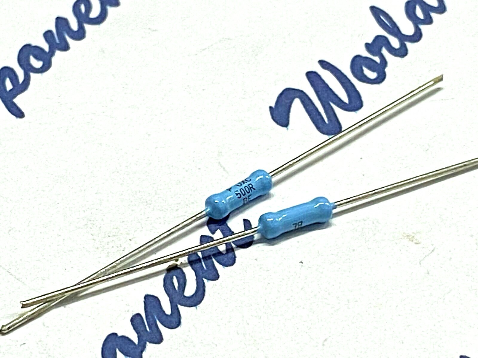 2pcs - BEYSCHLAG UXC0309-25 500R 0.1% 1/2W (0.5W) 25ppm Resistor ...