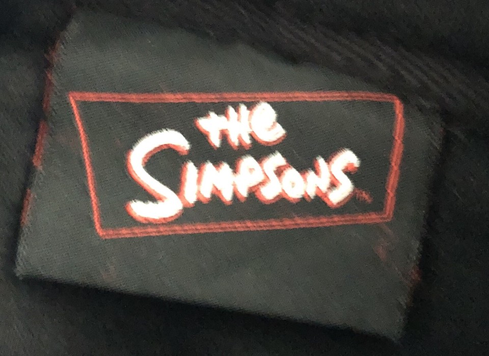 The Simpsons Medium ROCKSTAR Homer Black Hoodie Sweatshirt 2006 Universal Studio | eBay