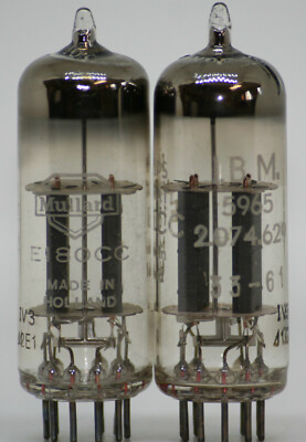 e180cc mullard tube valve röhre n verstärker 5965 7062 e80cc ecc82 7119 ...