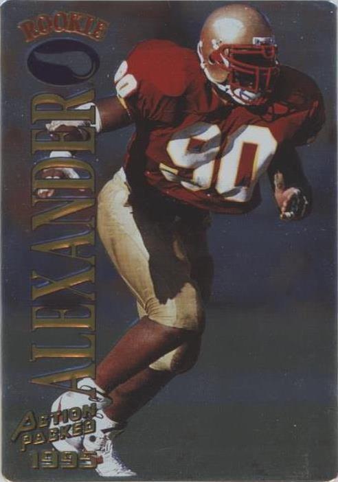 1995 Action Packed - Derrick Alexander #103 Quick Silver for sale ...