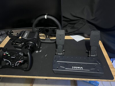 Moza R5 Direct Drive Sim Racing Wheel Bundle - Black (RS20 ...