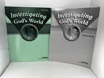 Abeka Grade 5 INVESTIGATING GODS WORLD teacher Test Answer Key | eBay