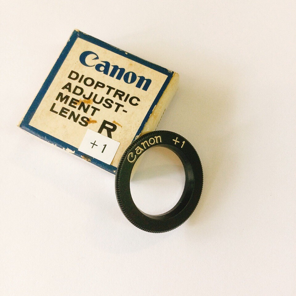 Canon +1.0 Dioptric Adjustment Lens R correctly diopter eyepiece for F ...