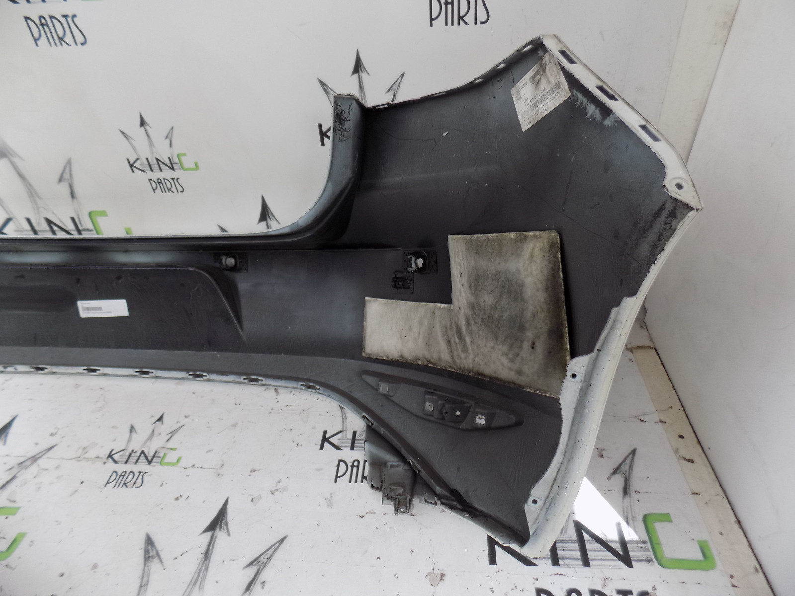 VW GOLF MK7 VII 5G 2013-2016 WHITE REAR BUMPER GENUINE PDC 5G6807417 L ...