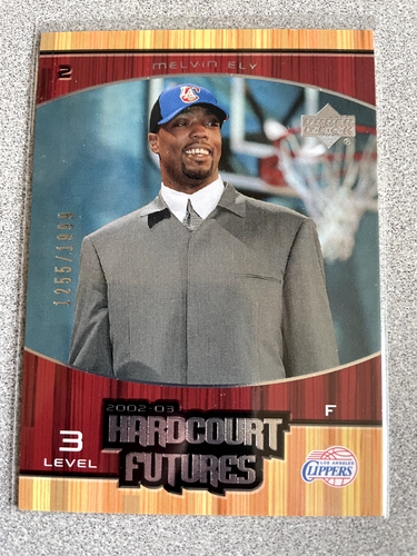 2002-03 Upper Deck Hardcourt Futures Melvin Ely Level 3 Rookie Card ...