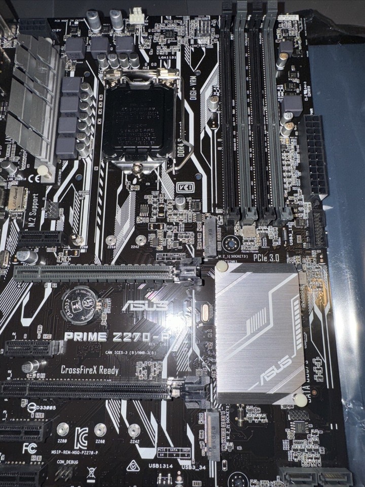 Asus PRIME Z270-P Intel Motherboard Z270 1151 socket ATX USB3.0 DDR4 ...