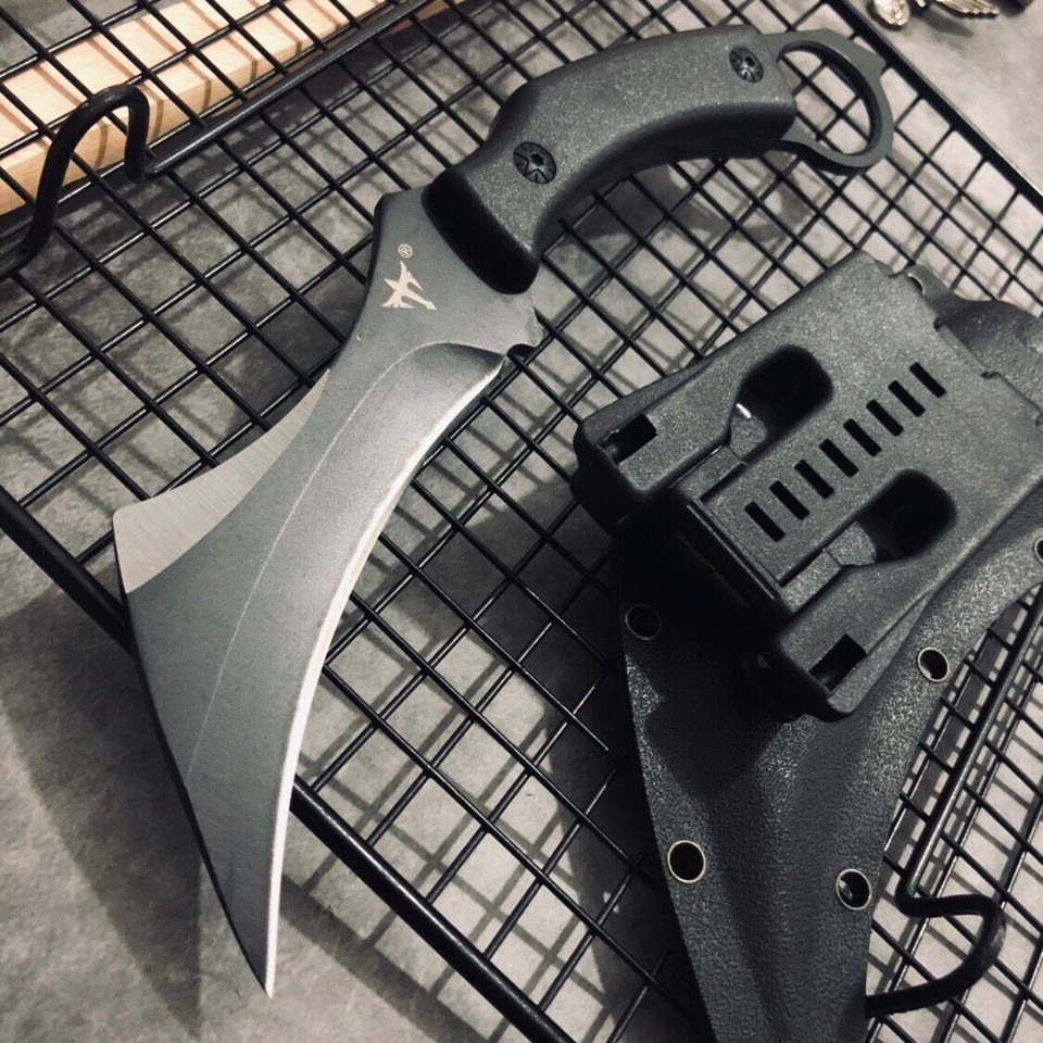 Military Tactical Knife Hunting COMBAT Karambit FIXED BLADE KNIFE ...