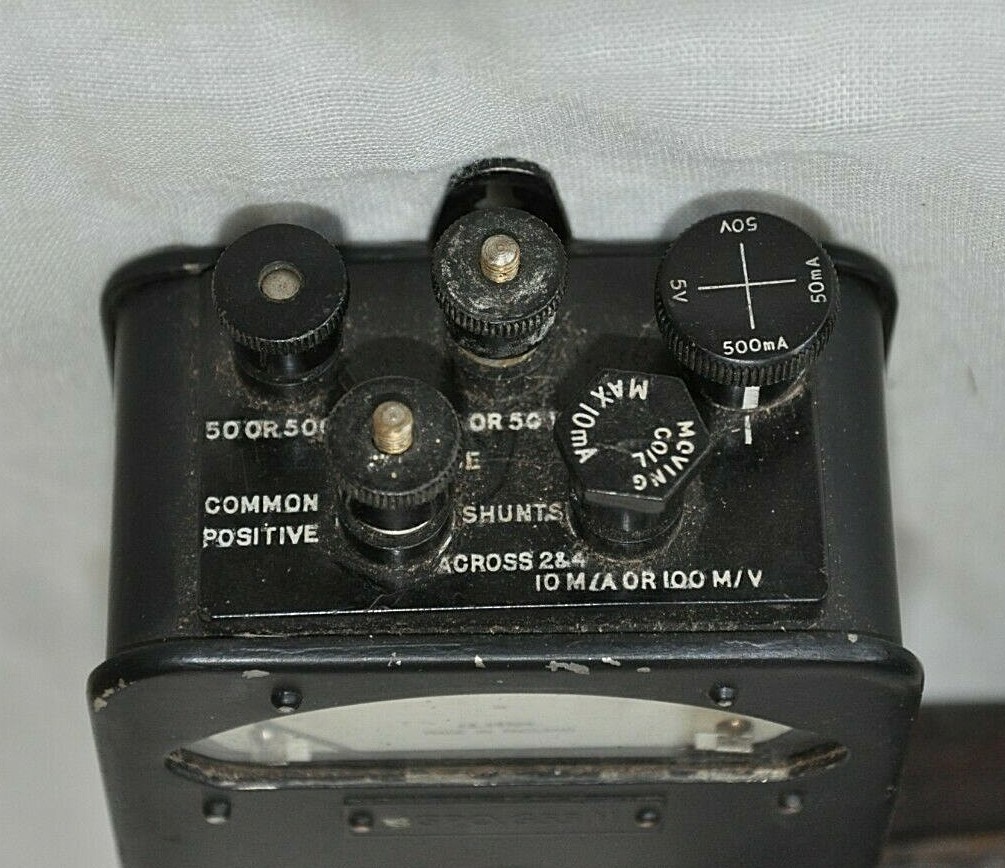 Vintage GEC Meter used by the GPO 4GPO.G55/11 & Original Leather Case ...