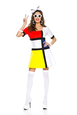 Music Leg's 60's Mod Muse Women's Costume, Medium/Large - 70742 | eBay