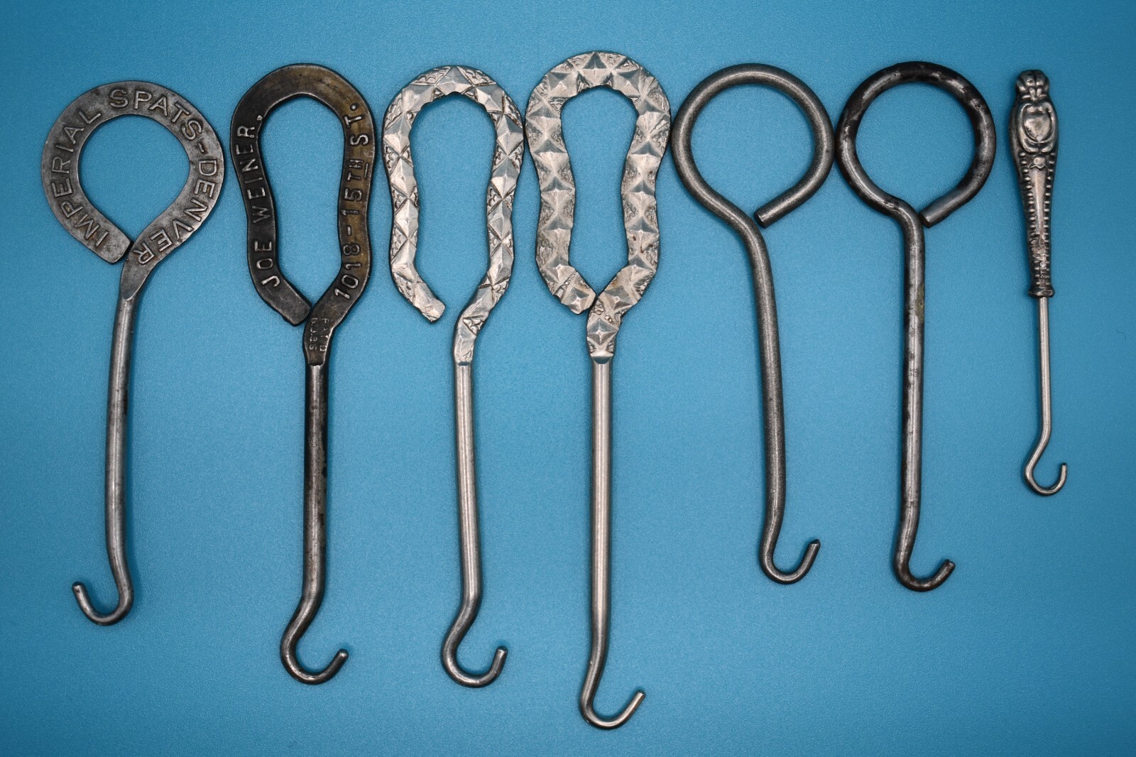 Boot Hooks Spat Pullers Lot of 7 Various Designs VTG or ANTQ | eBay