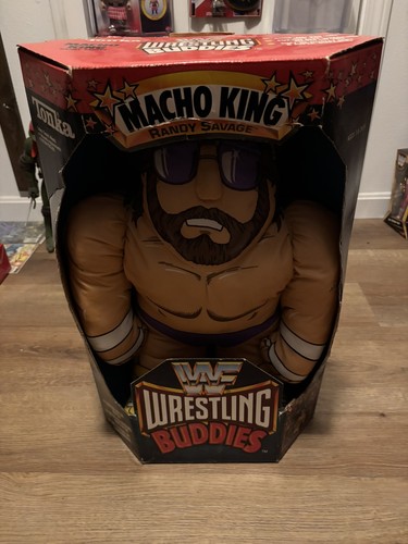 Macho King Randy Savage Wrestling Buddies WWF WWE Wrestling 1990 Tonka 22" MIB | eBay