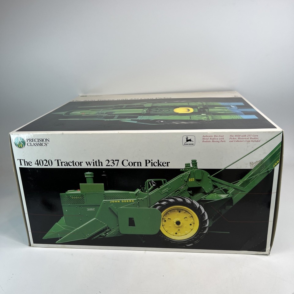 Ertl Precision Classics John Deere 4020 Tractor With 237 Corn Picker 1:16 Scale | eBay