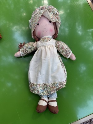 Vintage 1970's HOLLY HOBBIE Friend Heather 9" Rag Doll Knickerbocker ...