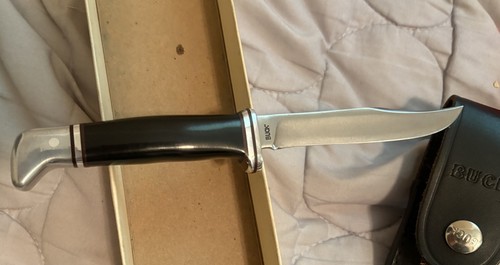 VINTAGE PRE DATE CODE BUCK 102?KNIFE W/ 2 PC BOX & FOLD OVER SHEATH | eBay