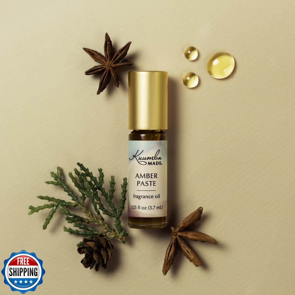 Kuumba Made Amber Paste Fragrance Oil, Long-Lasting Small-Batch Perfume ...