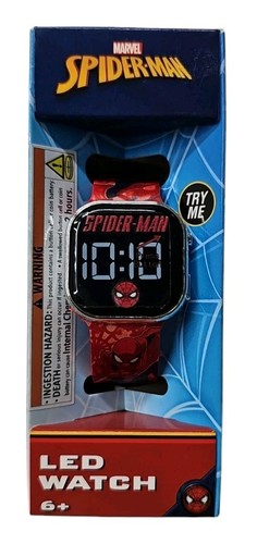 Marvel Spiderman LED Touchscreen Kids Watch Boys Spider Man Watch New ...