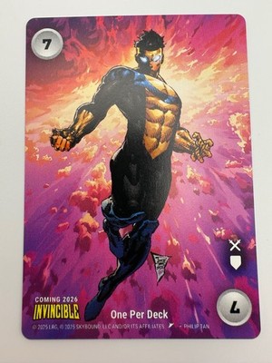 SDCC 2025 EXCLUSIVE Invincible Overpower CCG Promo Card | eBay