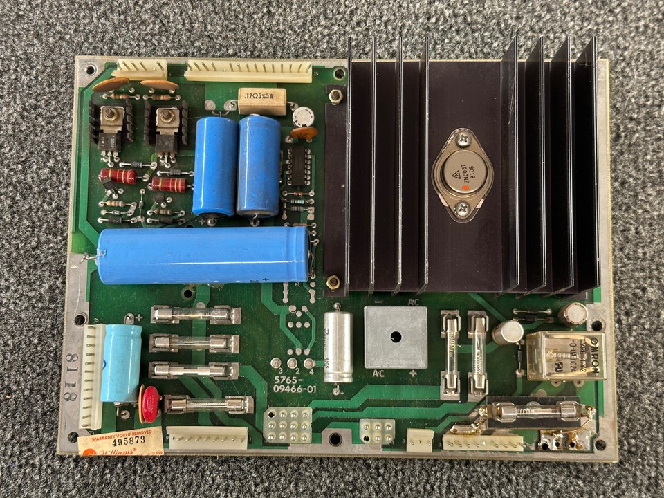 Williams System 9 to 11 Pinball Machine Power Supply Board 5765-09466 ...