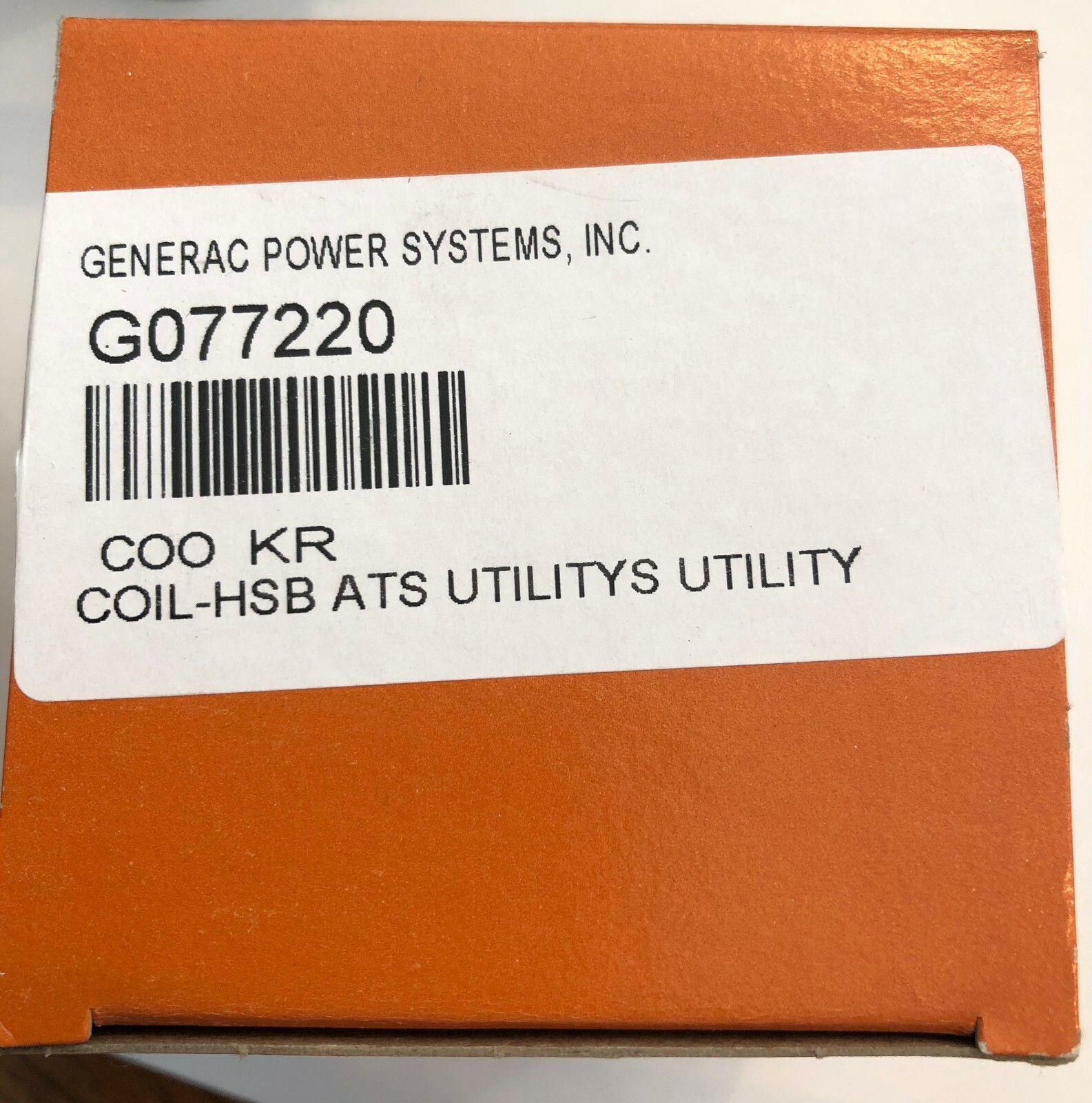 GENERAC PART# 077220 / G077220 / UTILITY TRANSFER COIL(UPPER) | eBay