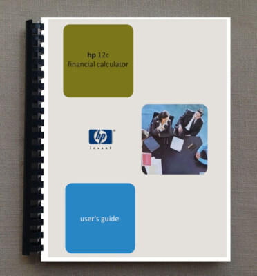 HP-12C Calculator user's guide manual | eBay
