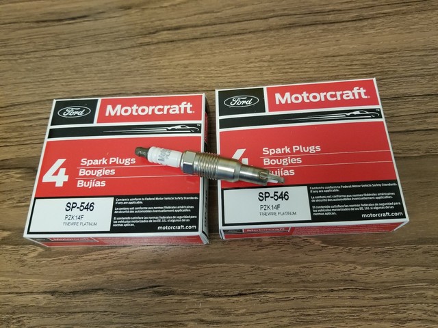 Genuine OEM Ford MOTORCRAFT Spark Plugs Sp-546 Set of 8 F150 5.7 3 ...