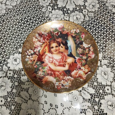 "Dearest Kiss" from the Romantic Victorian Keepsakes Plate Collection ...