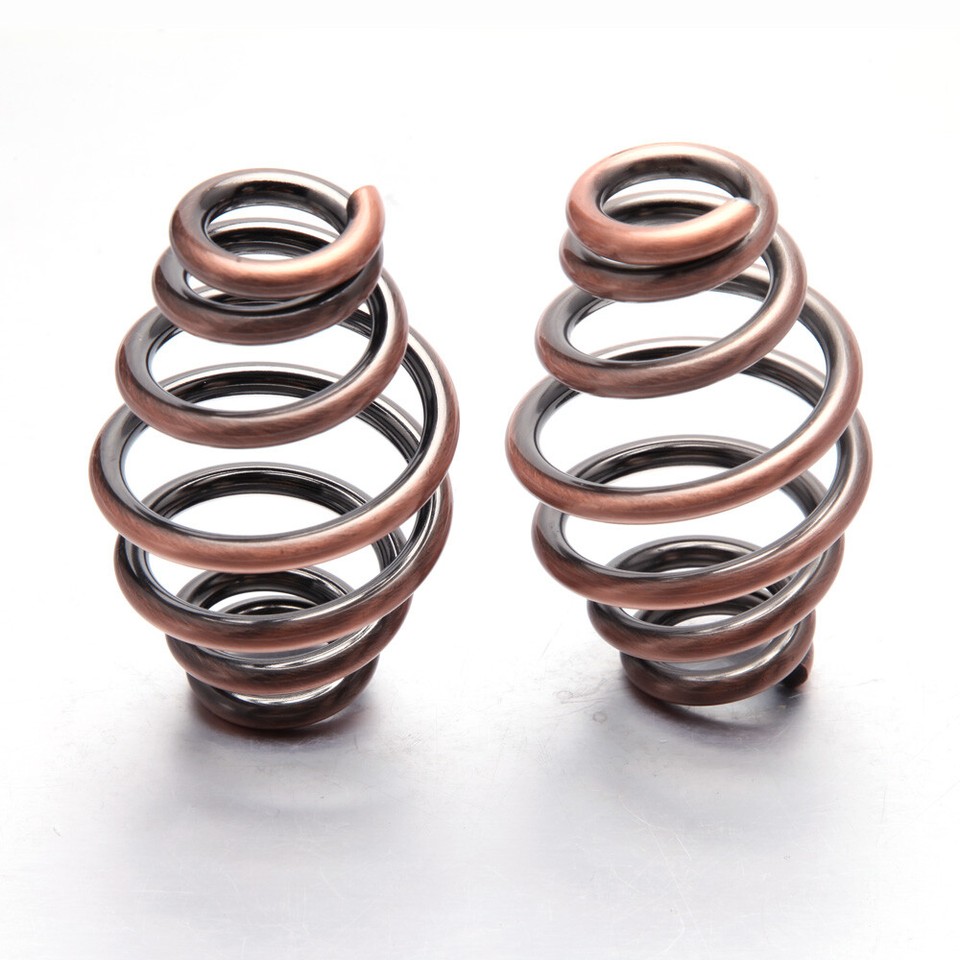 Motorcycle Black 3" Barrel Solo Seat Springs for Harley Chopper Bobber ...