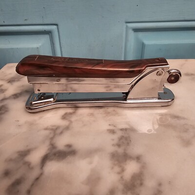 Ace Liner Stapler Model 502 Bakelite Brown Swirl Aceliner Retro Art ...
