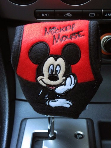 Mickey Mouse Car Accessory #C : Automatic Shift Knob Gear Stick Cover # ...