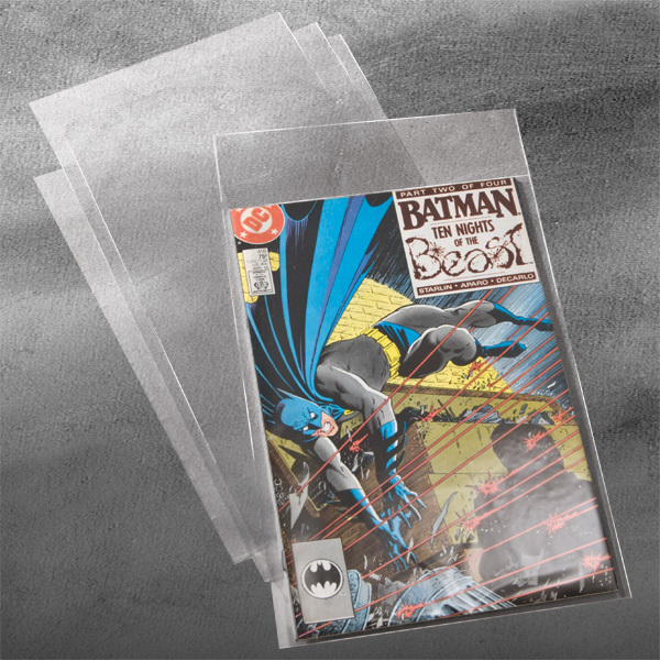 Protective plastic bag magazine comic protector dust cover self seal ...